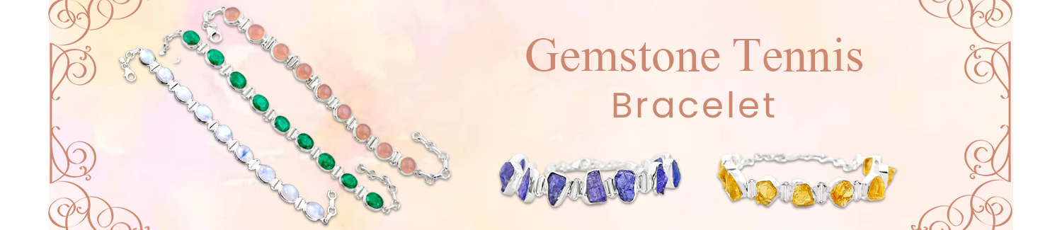 Wholesale Gemstone Tennis Silver Bracelet Collection | Gemexi
