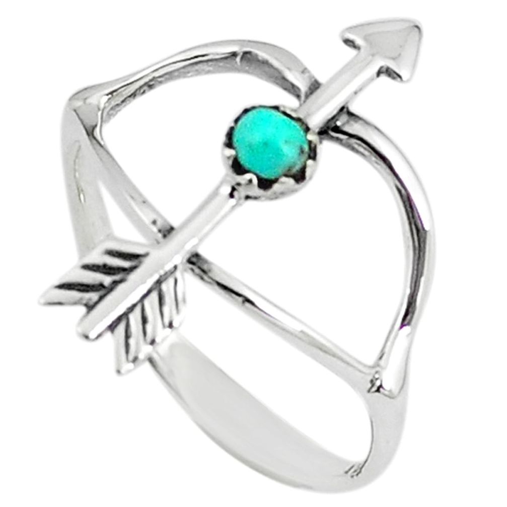 bow and arrow silver ring